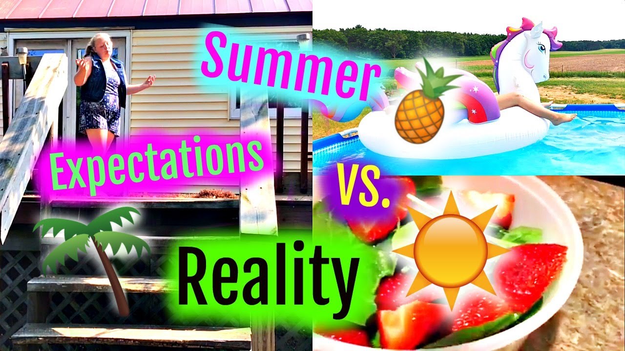 SUMMER EXPECTATIONS VS. REALITY 2017!!! |MY LIFE AS FALYN - YouTube