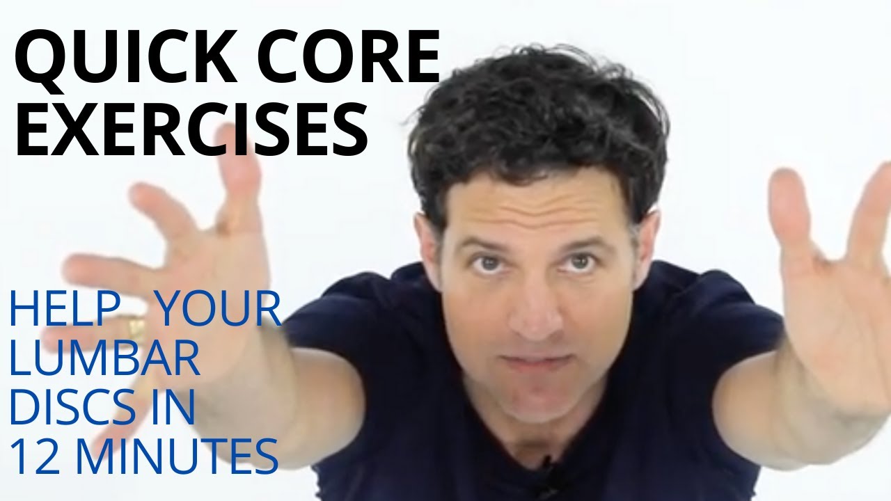 Quick Standing Core Workout to Stabilize your Lower Back - Great for ...
