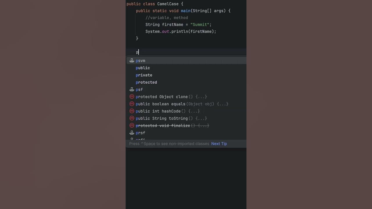 Every Java Programmer Should Know Camel Case Naming Convention Coding Java Springboot Camel