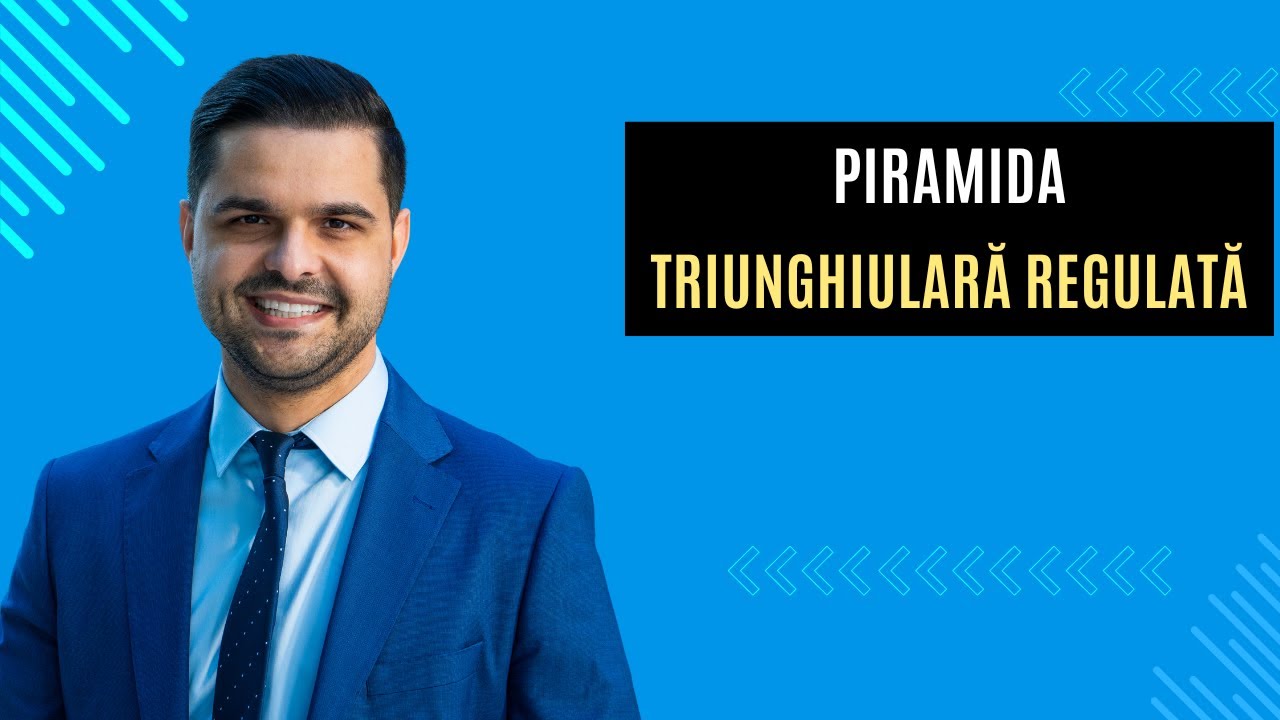 Teorie: Piramida triunghiulară regulată. Proprietăți. Aria bazei, aria ...