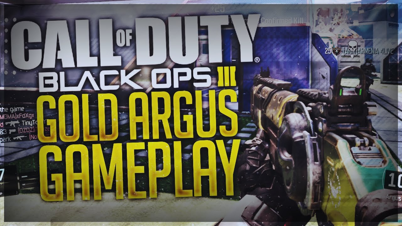 Bo3 Gold Argus Gameplay - YouTube