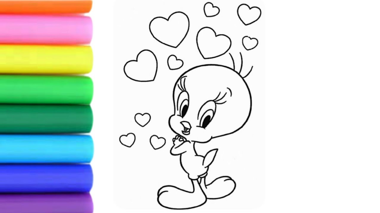 how to draw and coloring with crayons | easy drawing and coloring for ...