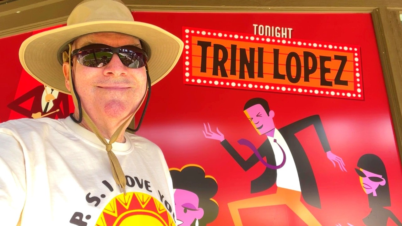 Visiting TRINI LOPEZ's Palm Springs home and his NEW EXHIBIT - YouTube