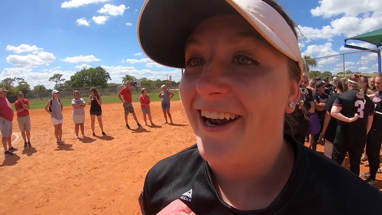 Edinboro softball experiences emotional final game - YouTube