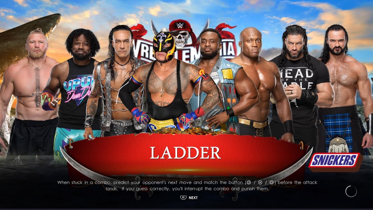 WWE LADDER TAG TEAM GAME PLAY PS5. #viral #wwe #subscribe #wwegameplay ...