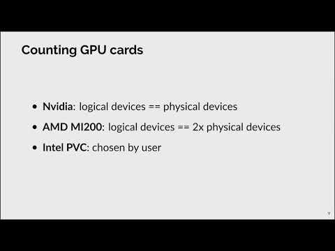 MUG '23 Day 3 - Experiments with MPI benchmarks on Intel GPU cards - YouTube