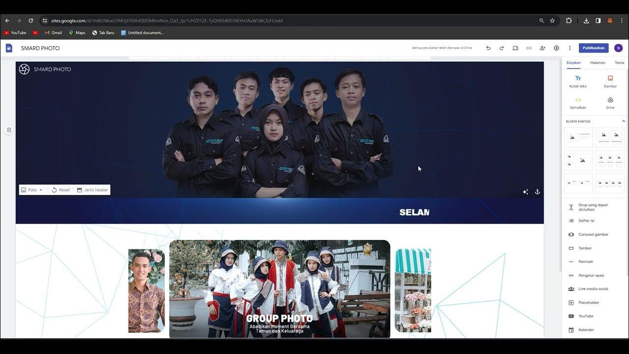 Tutorial Membuat Web Dengan Google Site - YouTube