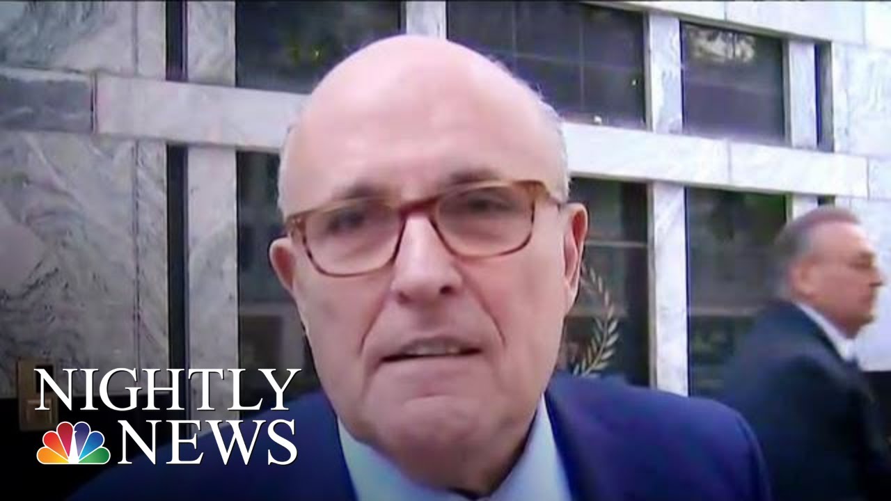Trump Lawyer Rudy Giuliani Subpoenaed In Impeachment Inquiry By House ...