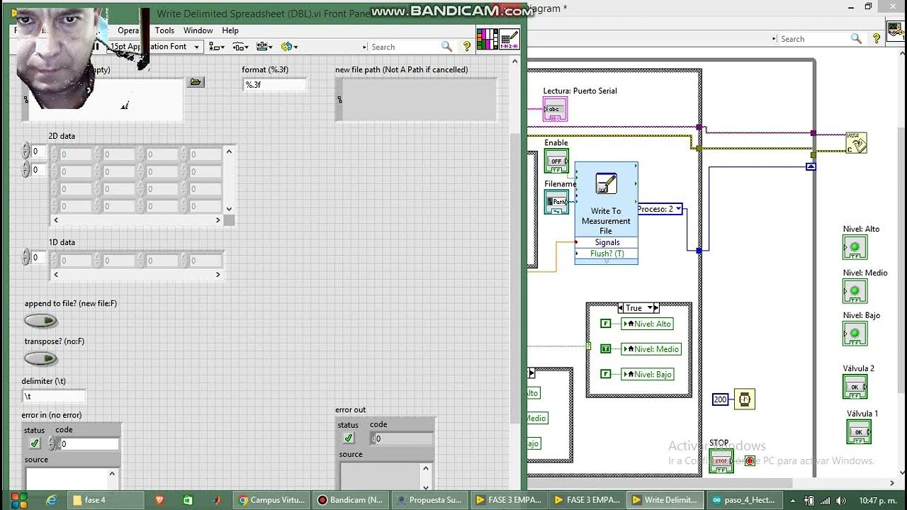 interfaz labVIEW Proteus - YouTube