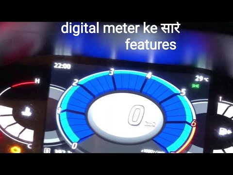 Nissan Magnite xv instrumental cluster(digital meter) features ...