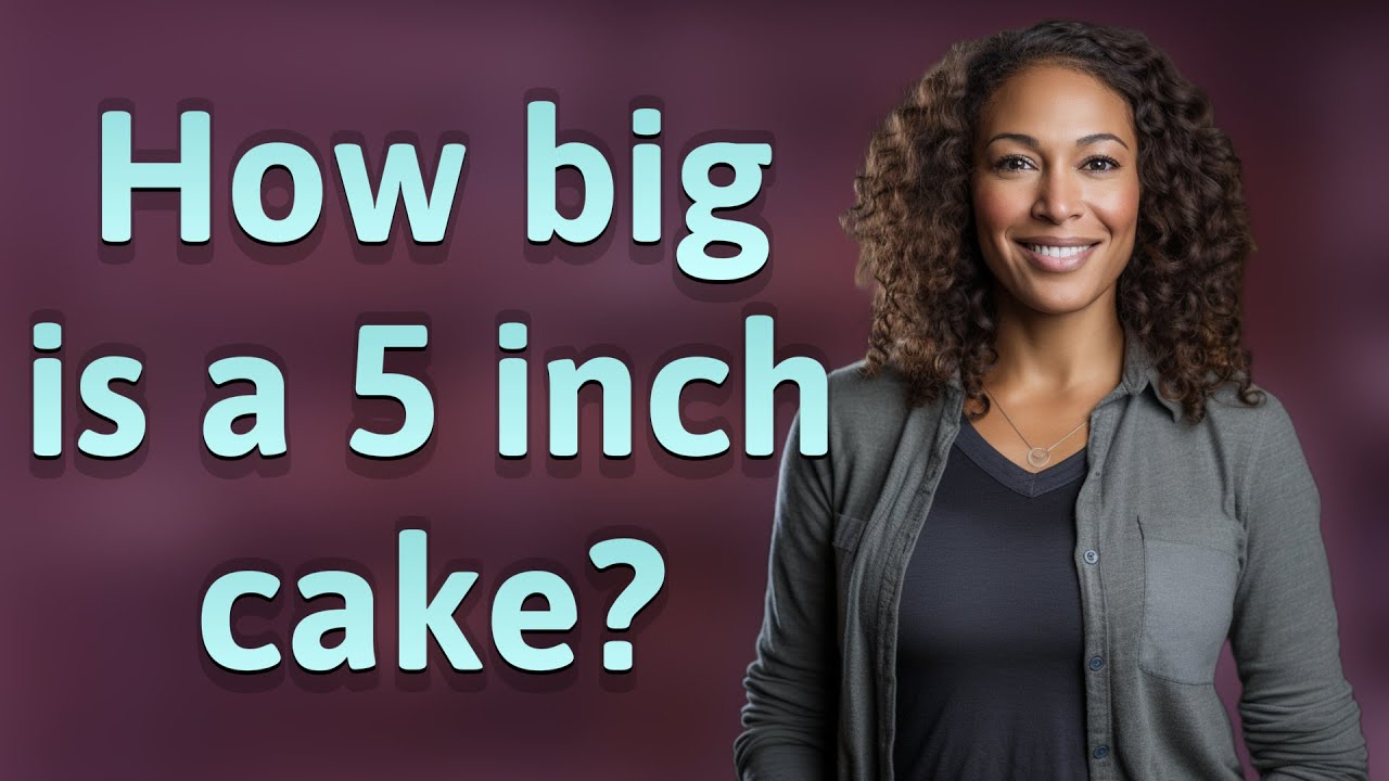 How Big Is A 5 Inch Cake YouTube
