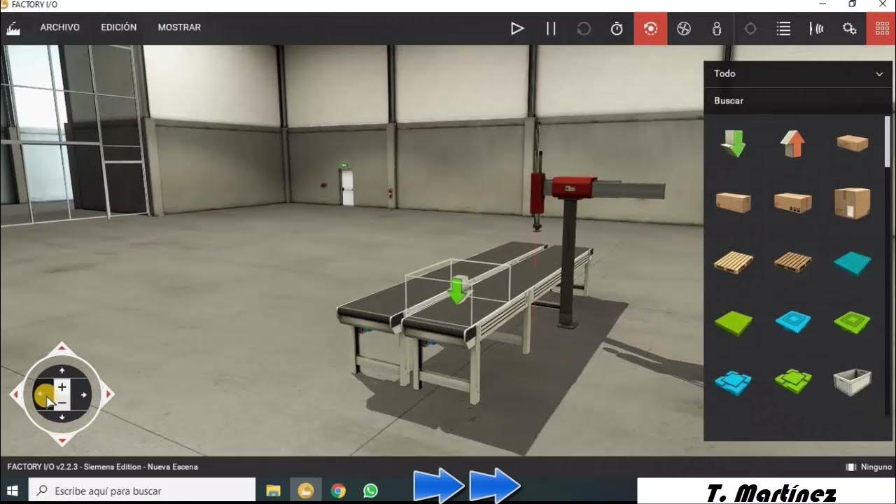 Tutorial sobre Factory IO: Estaciones de robot de dos ejes pick and ...