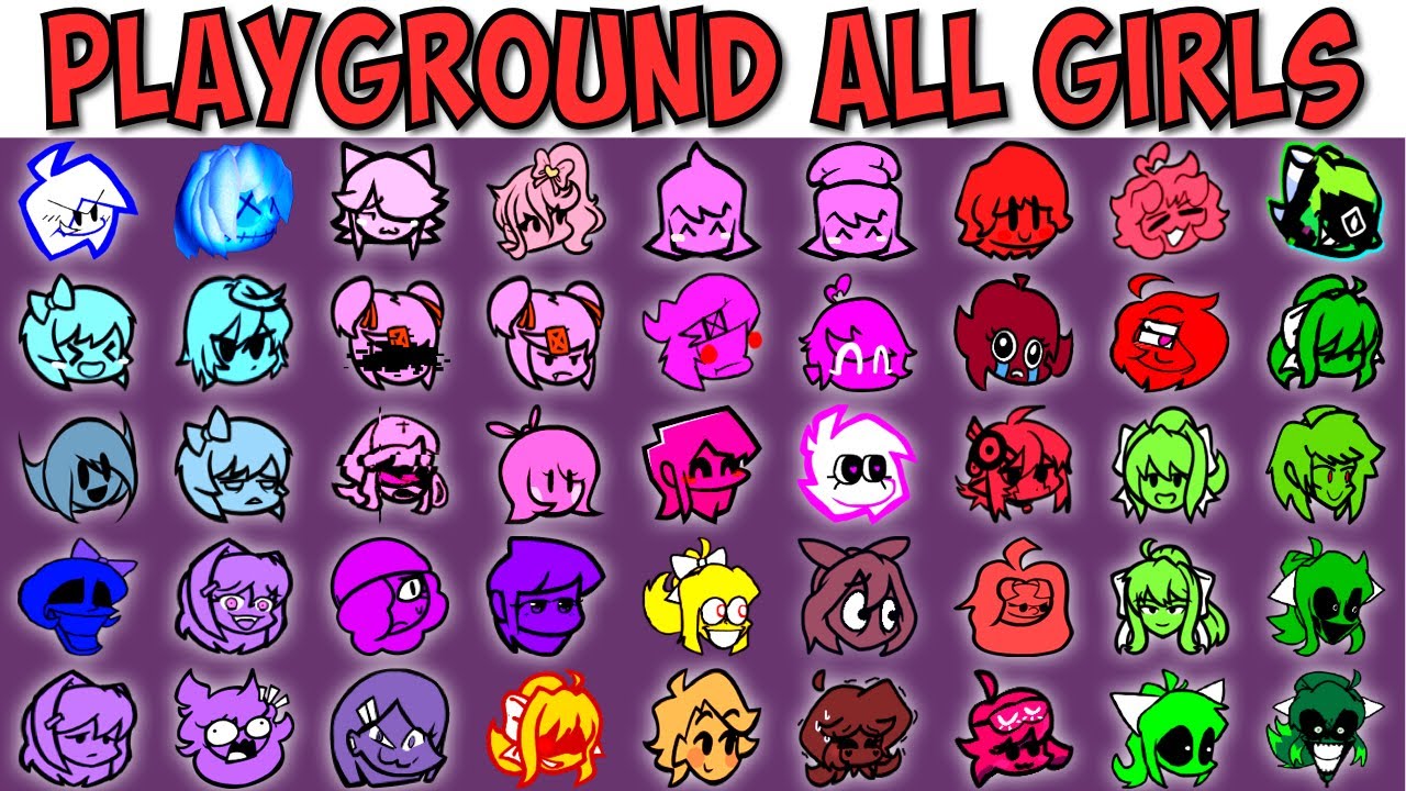 FNF Character Test | Gameplay VS My Playground | ALL Girls Test - YouTube