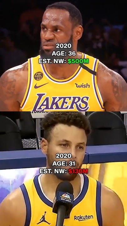 LeBron James vs. Stephen Curry Net Worth 🤑 - YouTube