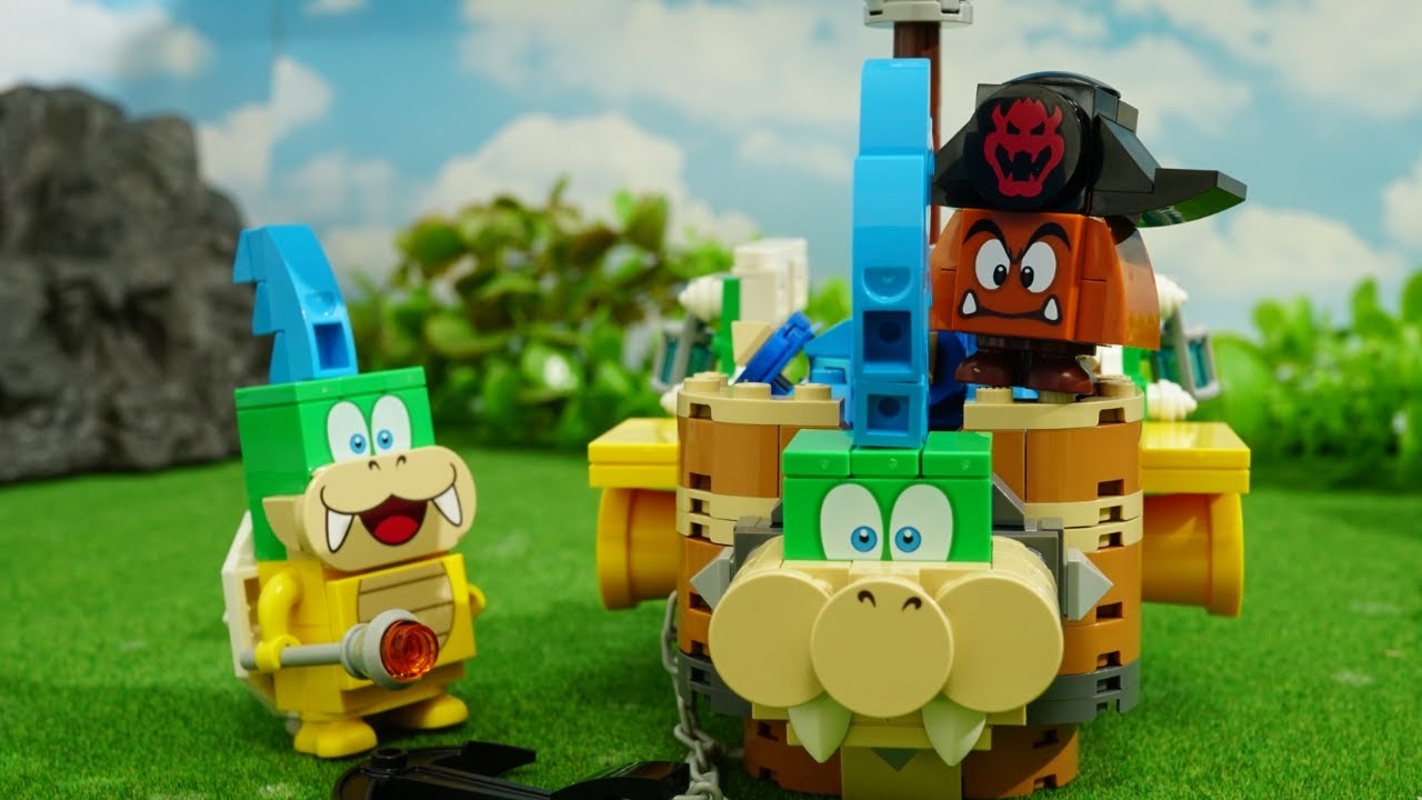 LEGO Super Mario stop motion anime !「LEGO SuperMario Larry's airships ...