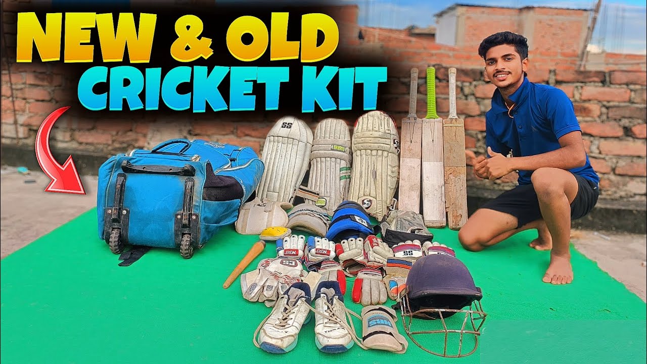 MY OLD AND NEW CRICKET KIT | SOLO CRICKETER - YouTube