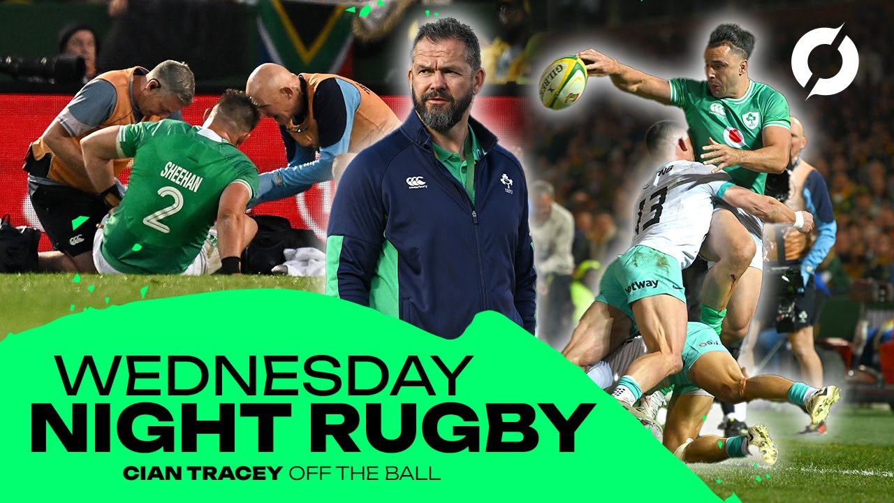 Irish positivity ahead of second test | Line-out concerns | Cian Tracey ...