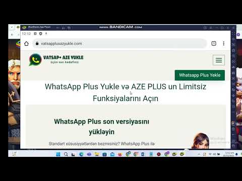 PC-də BlueStacks ilə WhatsApp Plus Yükləmə və Quraşdırma (2024)
