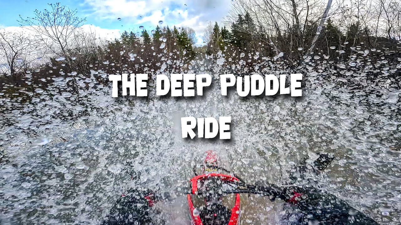 DEEP Puddle Found Riding The Polaris Sportsman 1000 XP Touring ATV ...
