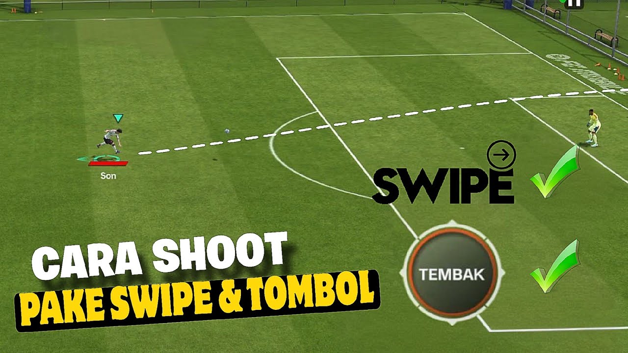 CARA SHOOT PAKE SWIPE & TOMBOL - FC MOBILE - YouTube