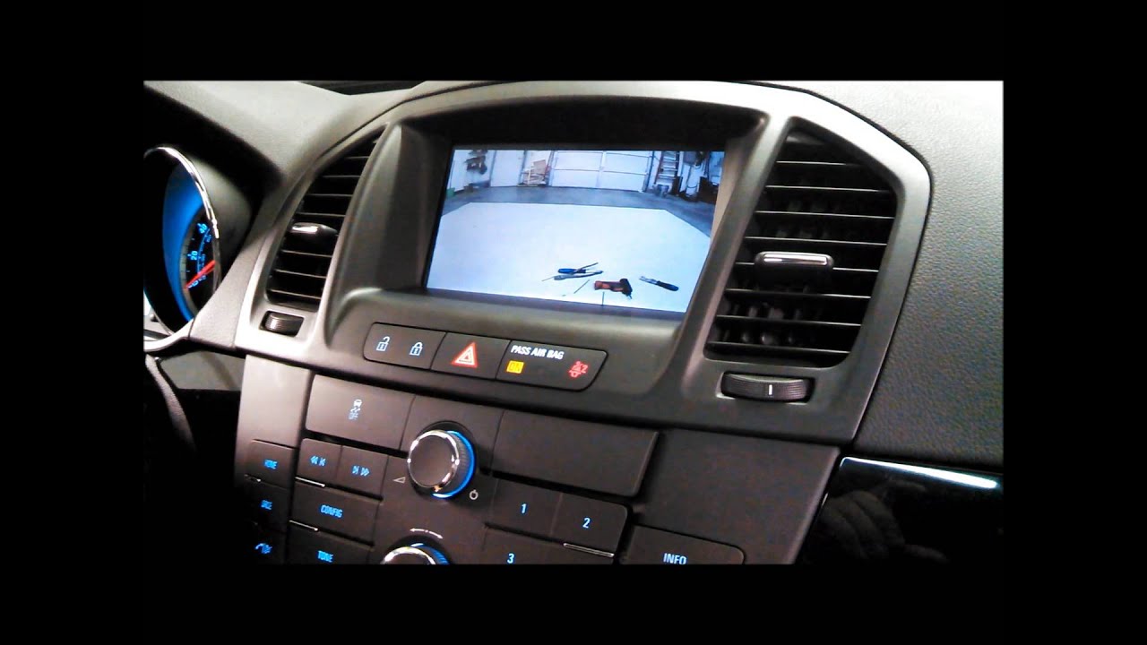 Added Factory Integrated Backup Camera to a 2013 Buick Regal - YouTube