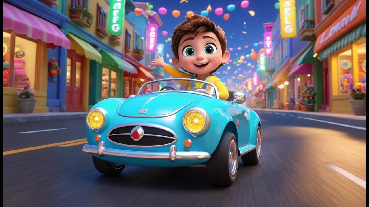 Beep Beep! I’m a Little Red Car | Zoom Zoom Car Song for Kids | Fun ...