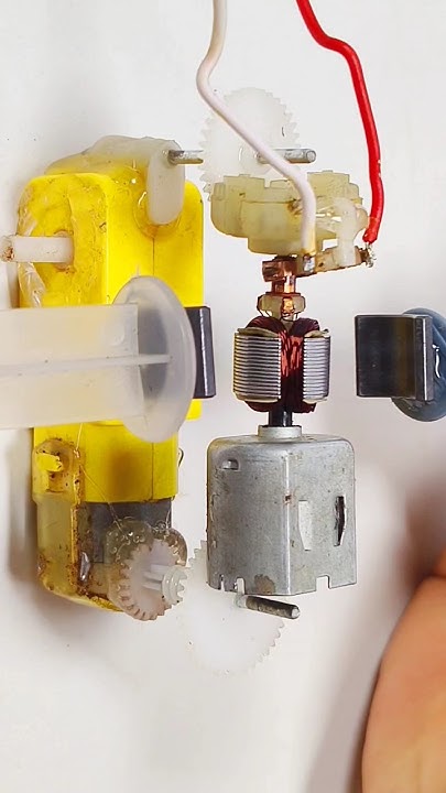 DC motor experiments / DC motor magnet experiment fan - YouTube