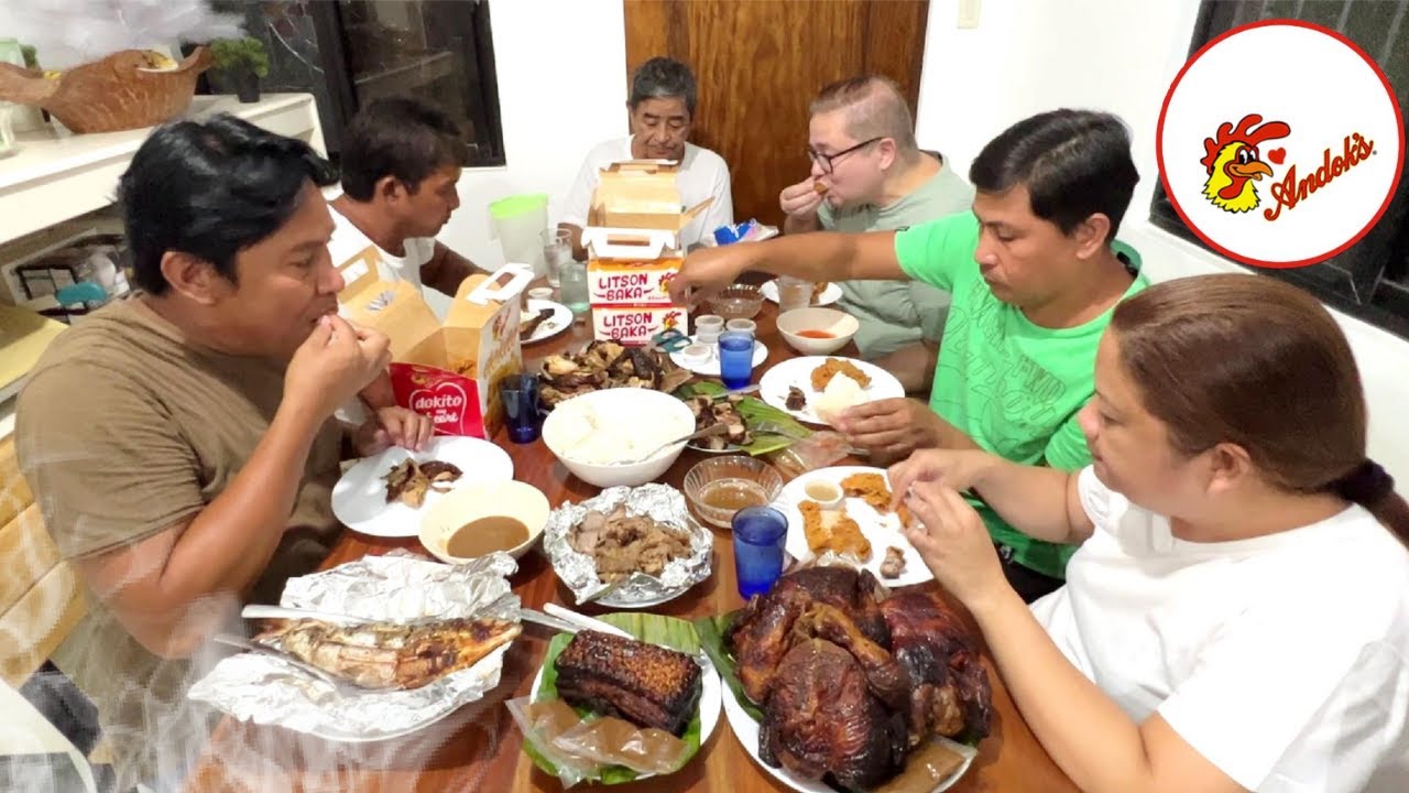 ISANG MESANG ANDOK'S!!! ANG PAMBANSANG LITSON MANOK! INIHAW NA LIEMPO ...