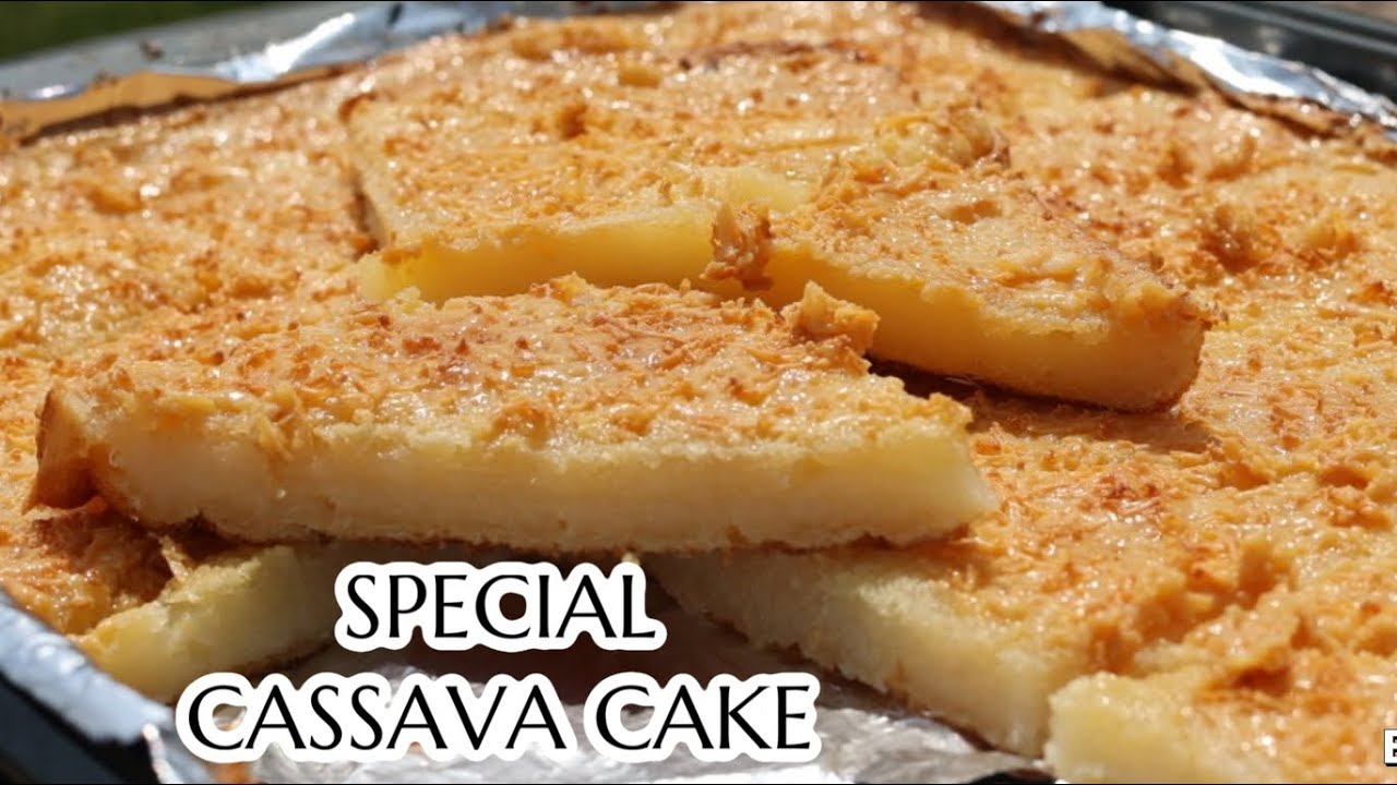 SPECIAL CASSAVA CAKE WITH VERY TASTY TOPPINGS | FILIPINO CASSAVA CAKE ...