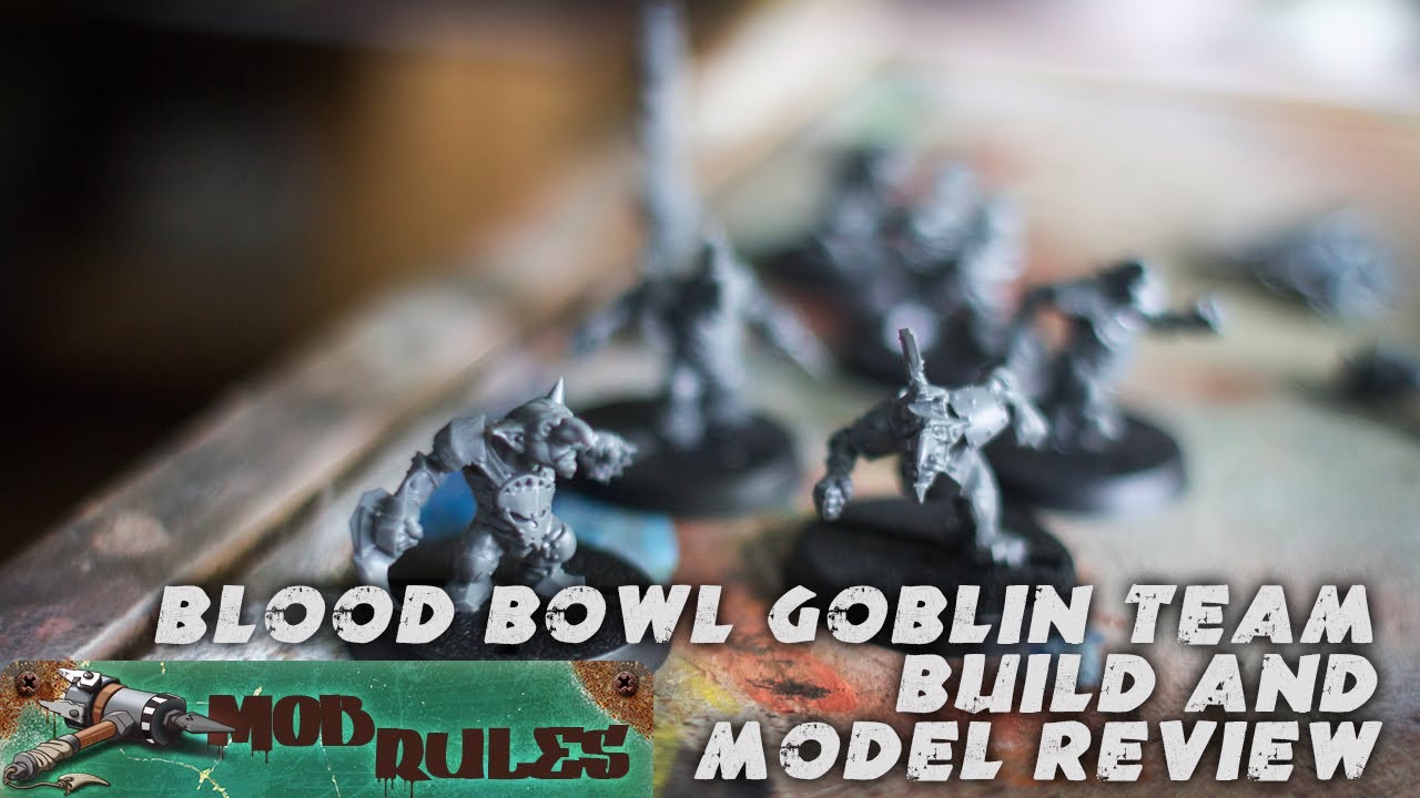 Model review: Blood Bowl Goblin team - YouTube