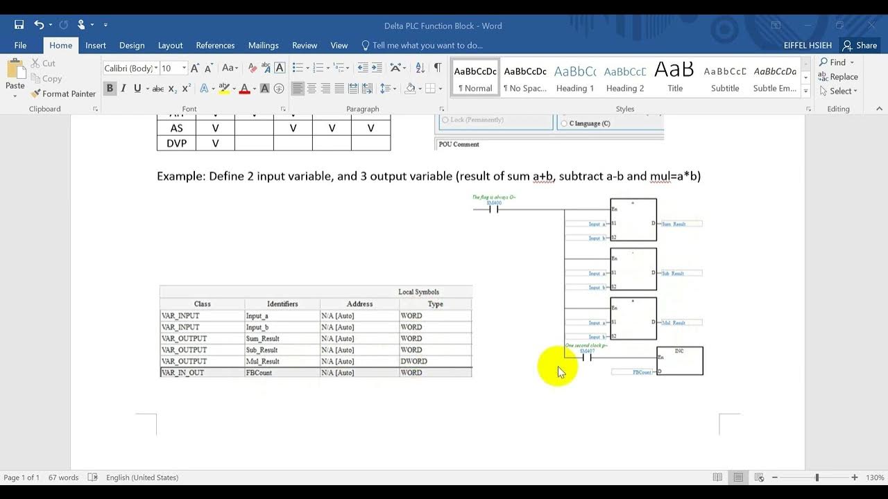Delta PLC Function Block - YouTube