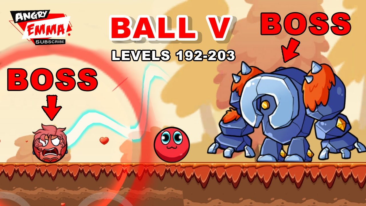 🔴Ball V - Levels 192-203 + TWO BOSSes (Android Gameplay) - YouTube