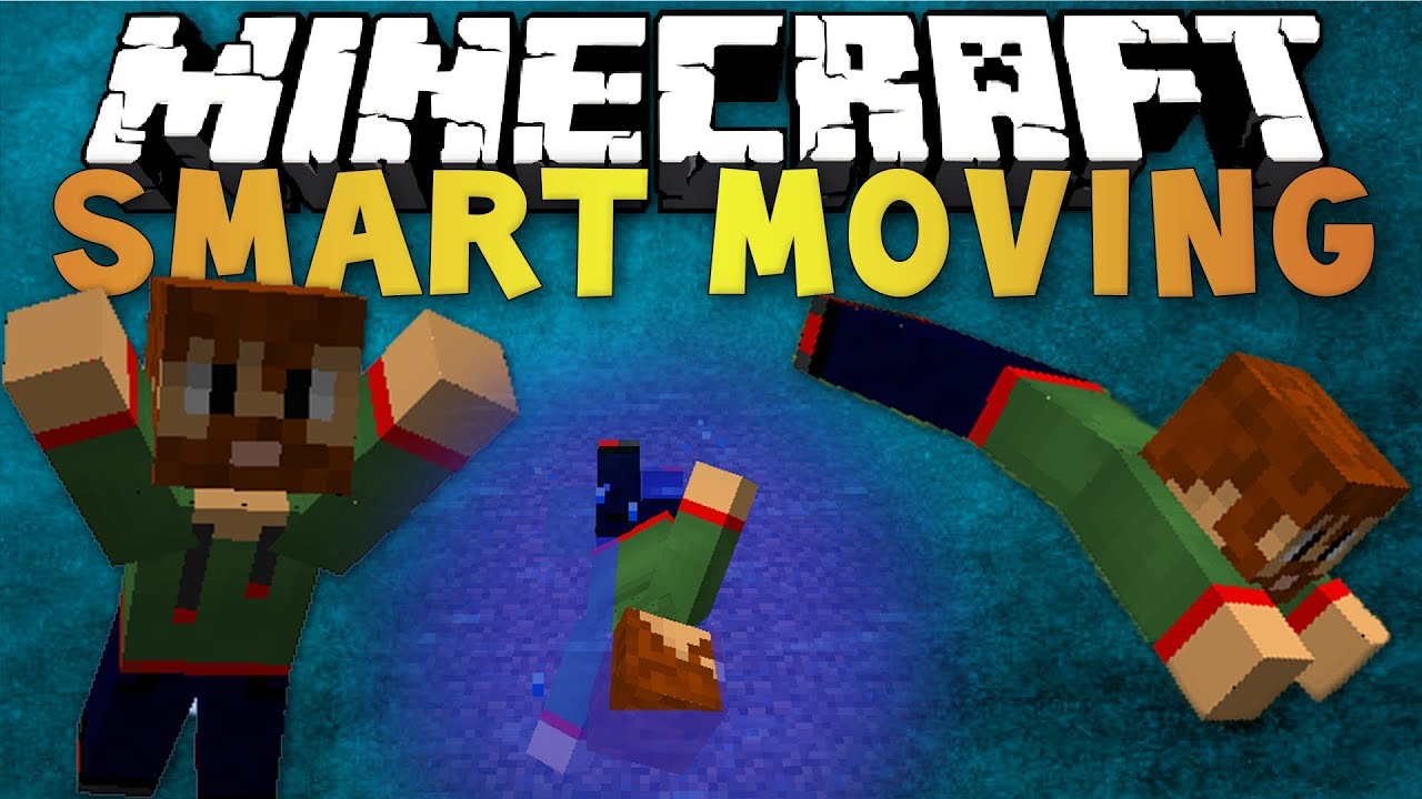 MINECRAFT SMART MOVING MOD {DIVING CLIMBING & MORE! } MOD SHOWCASE ...