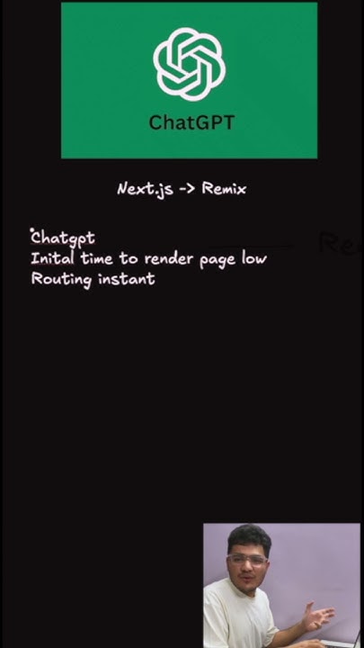 Chatgpt next.js to remix. #faang #dsa #chatgpt - YouTube