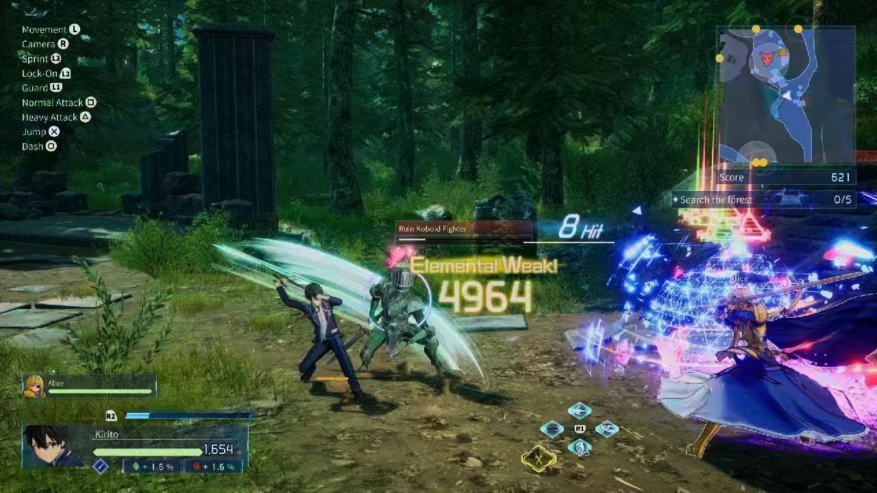 SAO FD Ch 4 Side Quest 4 Hidden Boss - YouTube