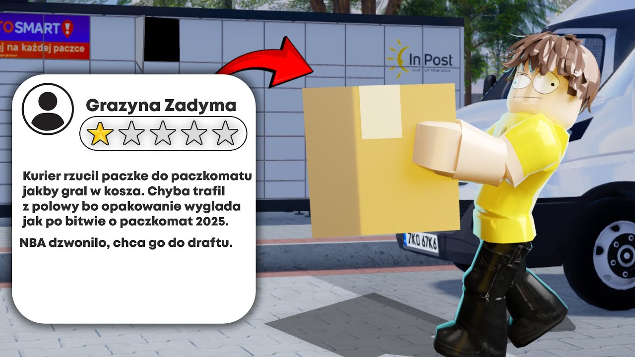 NAJGORSZY KURIER w PCD | Roblox Polish Car Driving 🚗 - YouTube