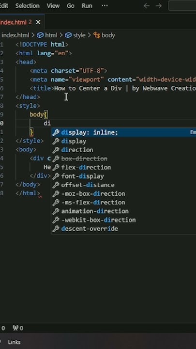 Why Your DIV Isn't Centered and How to Fix It! - YouTube