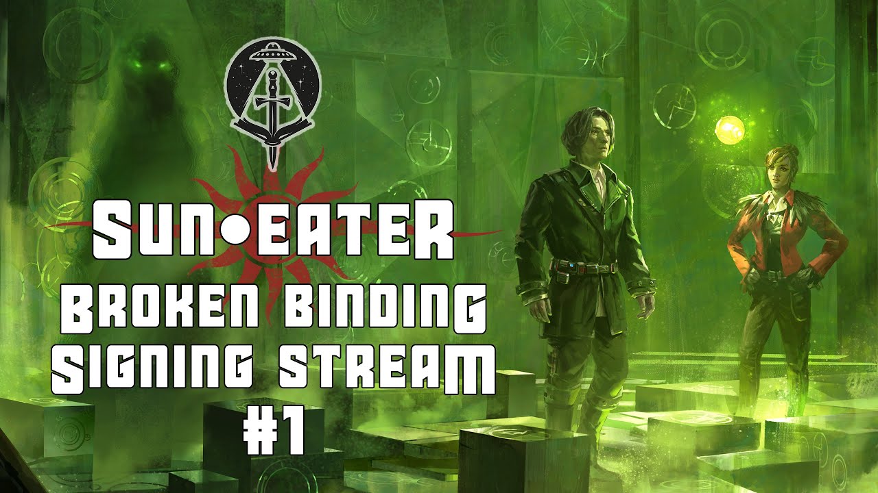 Broken Binding Signing Stream #1 - YouTube