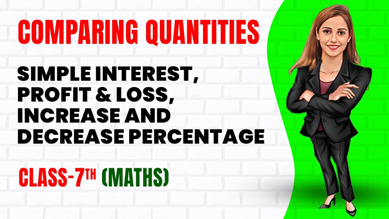 Comparing Quantities - Part 2 || Class 7th Maths || Junoon pro - YouTube