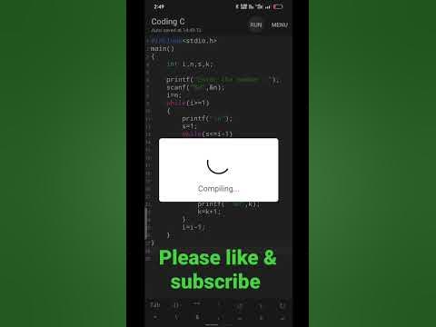 Number & * pattern in c program | #shorts #cprogramming #coding - YouTube