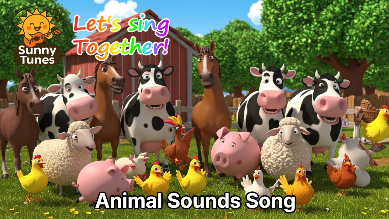 Canción de los Sonidos de los Animales | Animal Sounds Song | Aprende ...