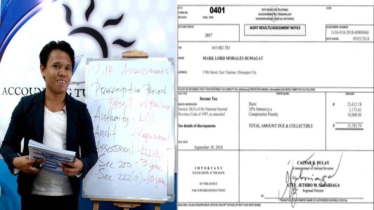 Prescriptive period of BIR assessments: Sec 203 vs. Sec 222(a) 😊 - YouTube