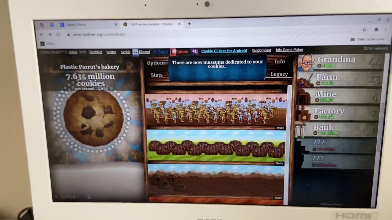 The most cookies (Cookie Clicker) - YouTube