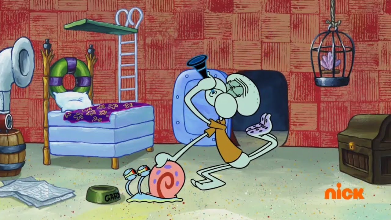 Calamardo canta, baila y toca "Odio a Todos" - Bob Esponja - YouTube