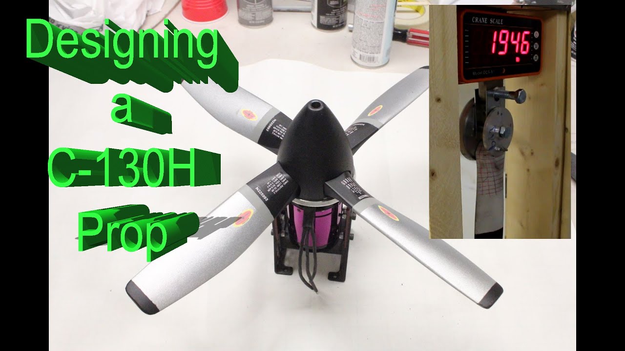 Building a 1/10th scale C130 (H-Series Prop development) - YouTube