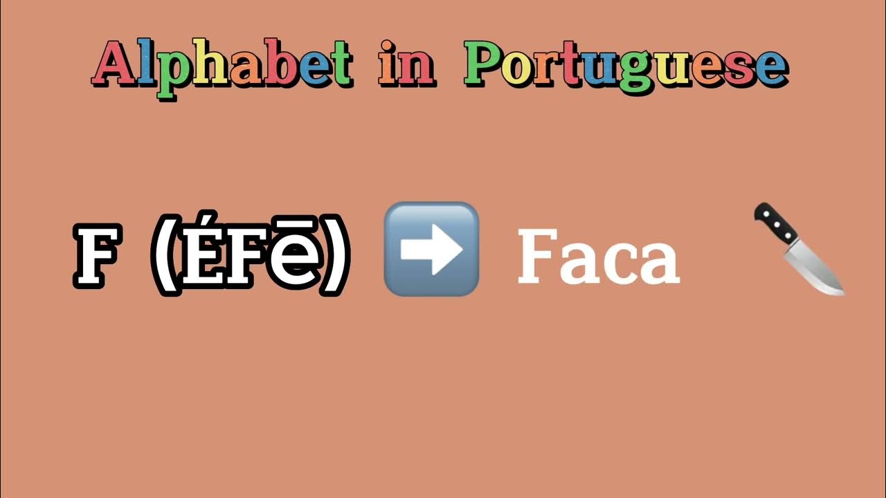 Learn the alphabet IN PORTUGUESE 🇵🇹 IN LESS THAN 3 Minutes - YouTube