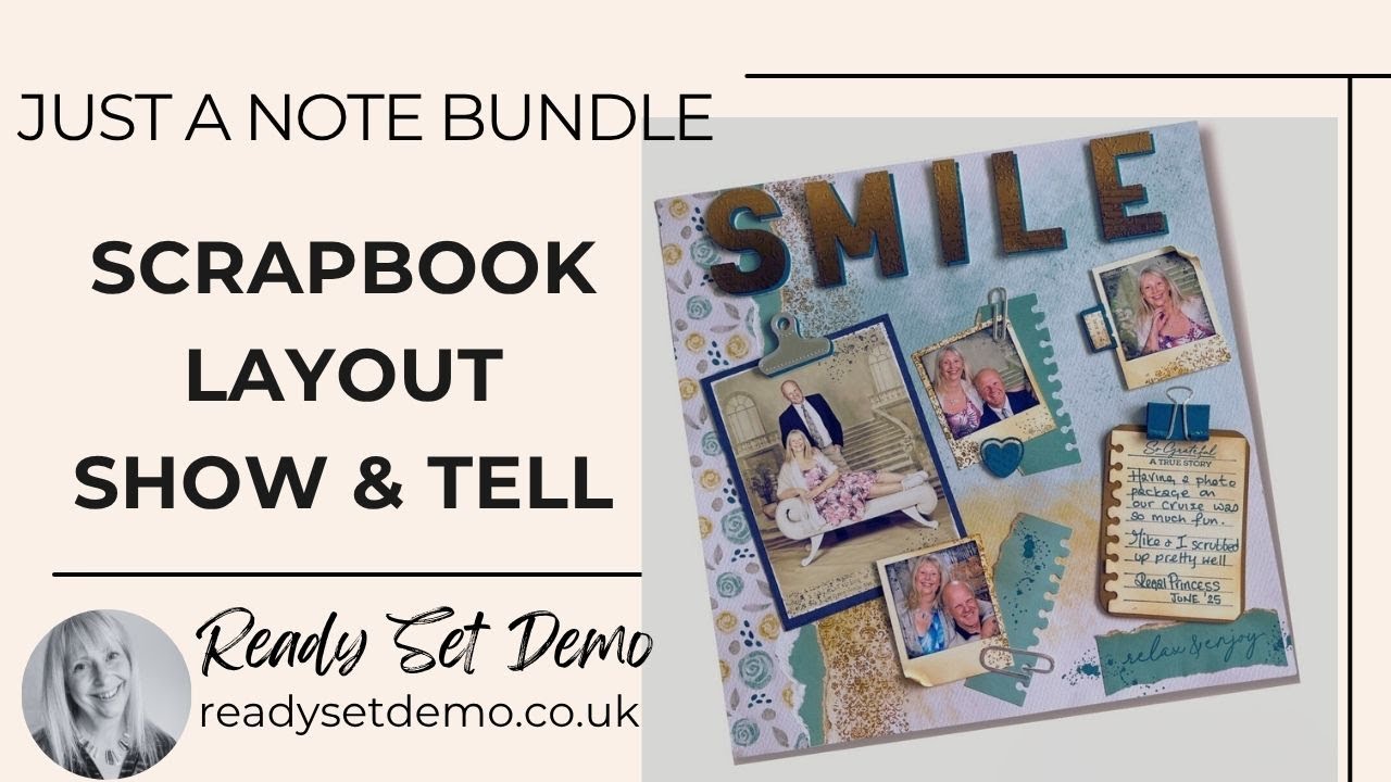 Just a Note Stampin' Up! Scrapbook Page Show & Tell - lots of tips and ...