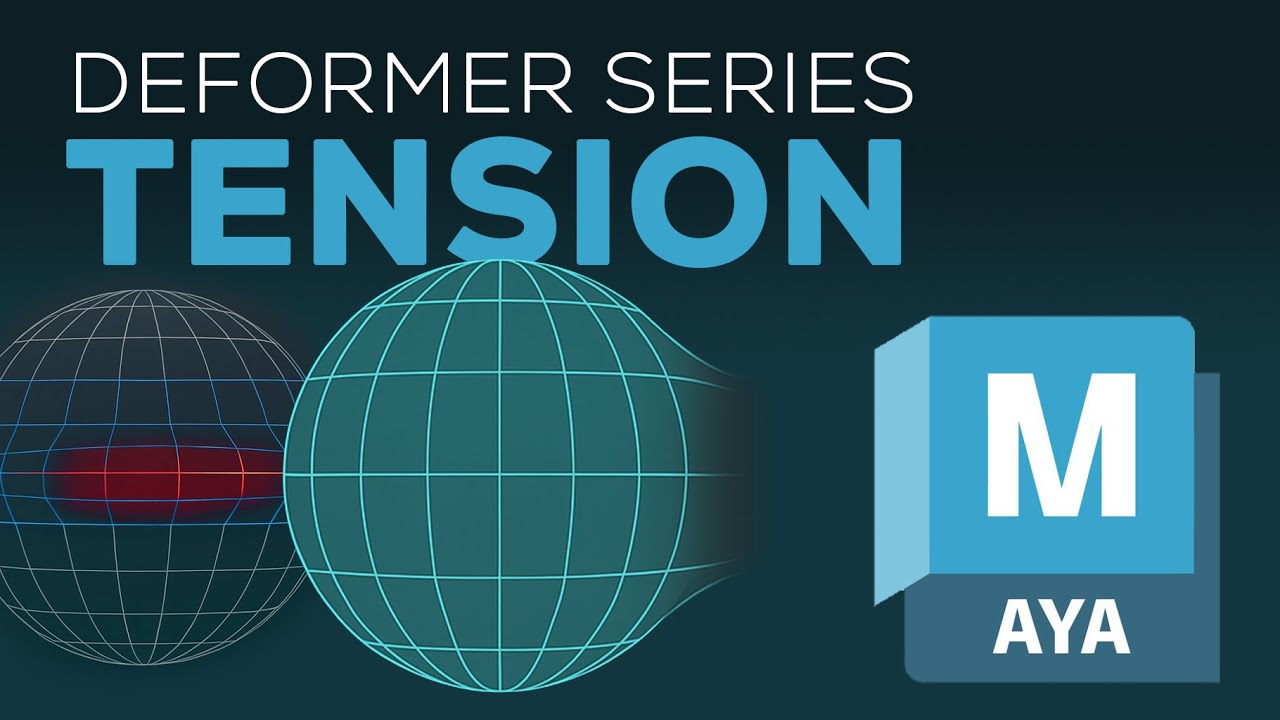Tension Deform Tutorial Maya Ep5 | Deformer Series - YouTube