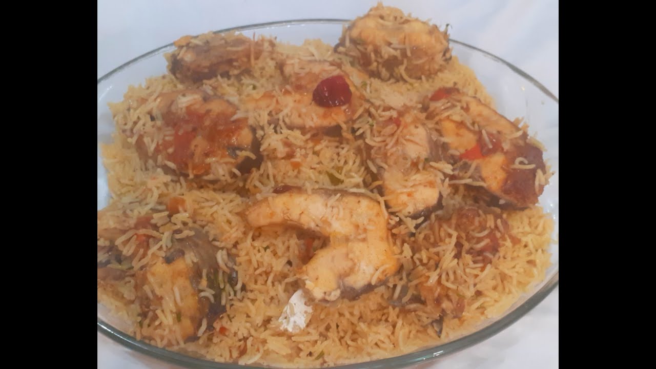 Fish pulao recipe ( how to make fish pulao recipe) fish pulao recipe by ...