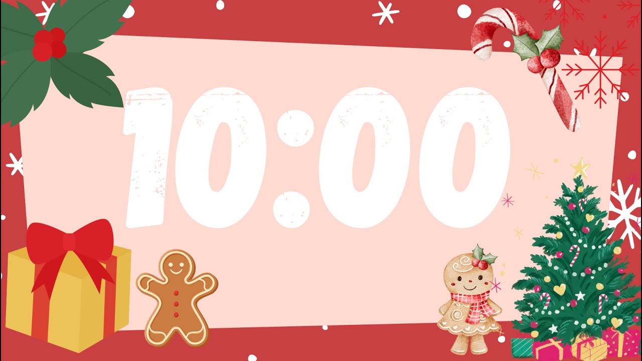 10 minute silent Christmas timer - YouTube